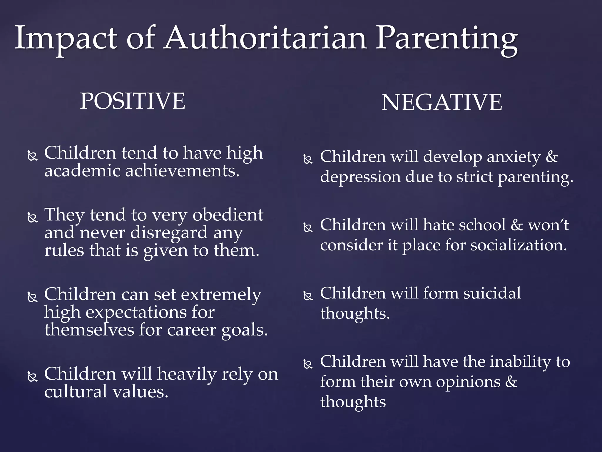 Impact of Parenting Styles on Children- Amberlay Preschool | PPT