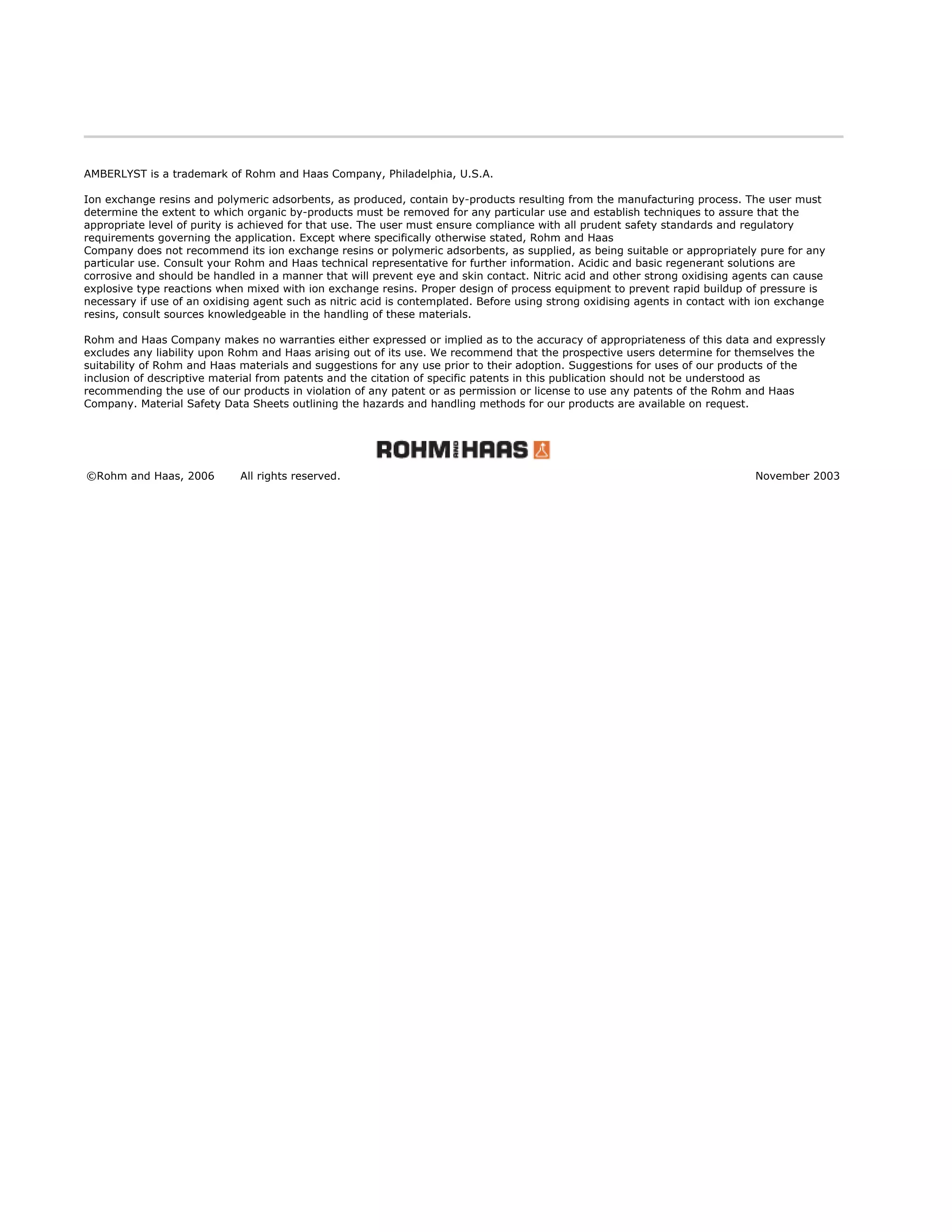 Amberlyst 35wet | PDF