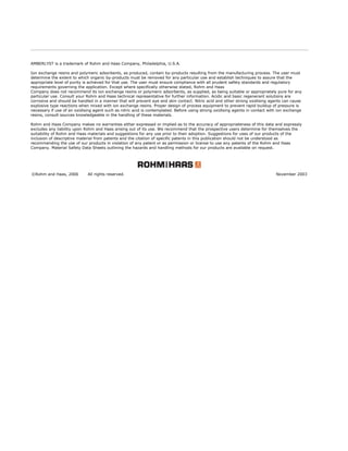 Amberlyst 35wet | PDF