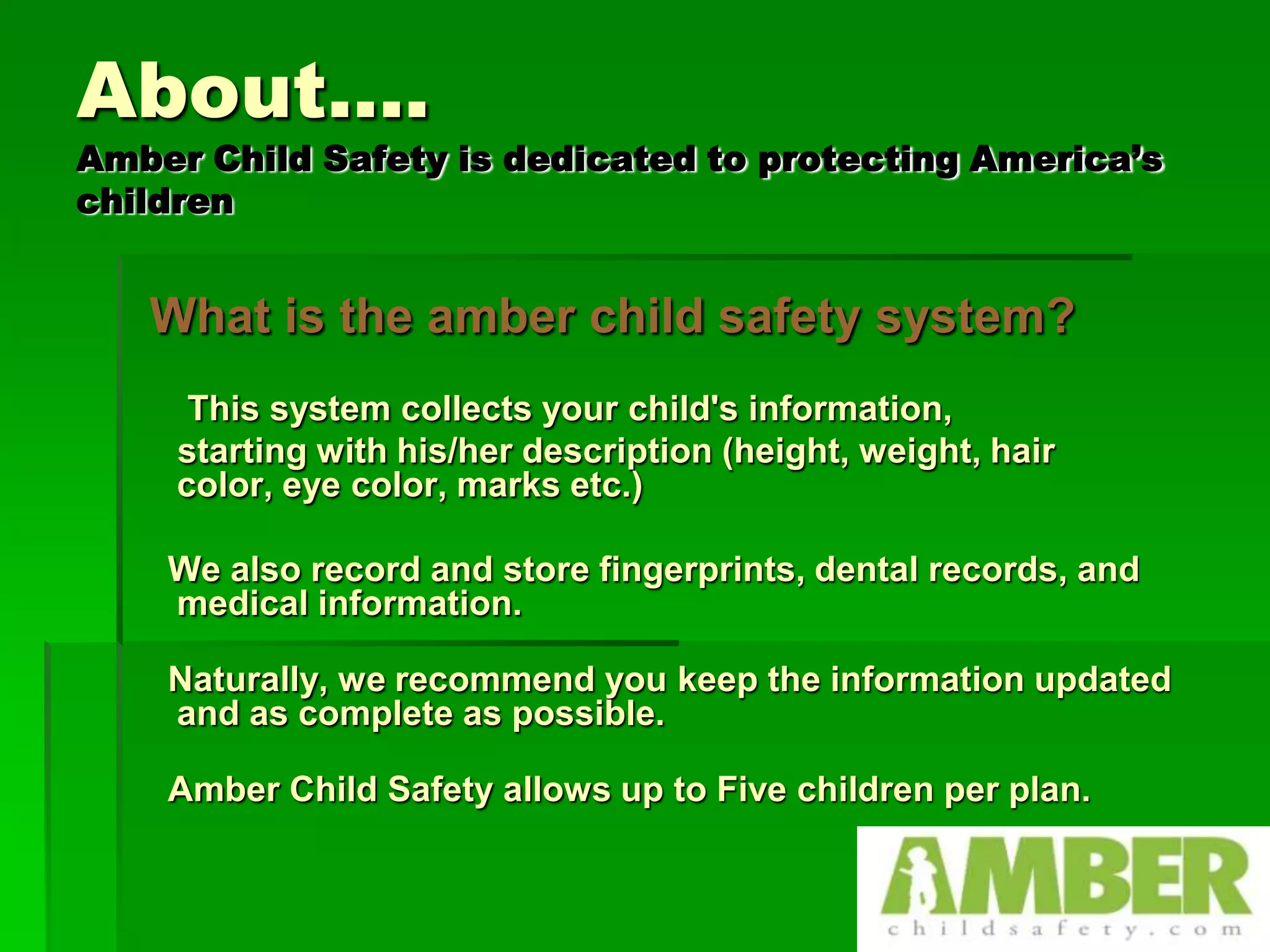 Amber Powerpoint July 2009 | PPT