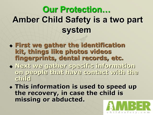 Amber Powerpoint July 2009 | PPT