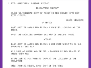 Amber script (Draft 2) | PPT