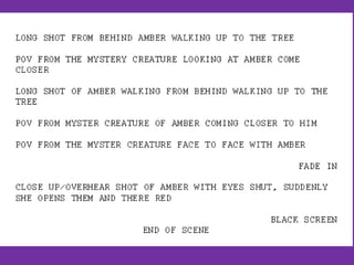 Amber script (Draft 2) | PPT