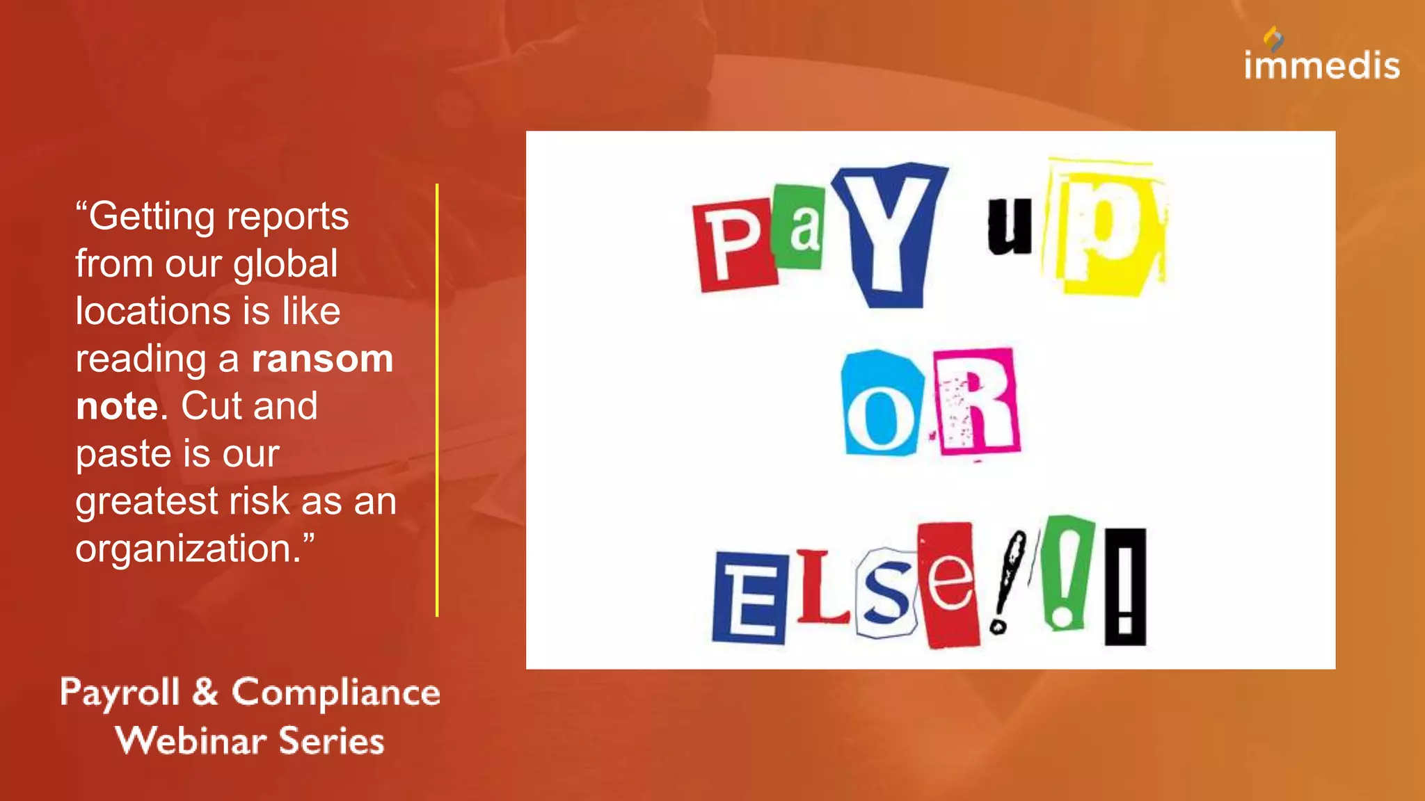 Payroll & Compliance: Global Payroll Reporting - What Good Looks Like ...