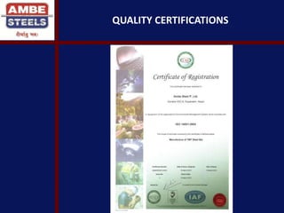 Ambe steels presentation | PPTX