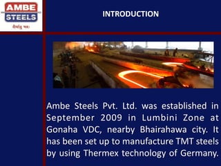 Ambe steels presentation | PPTX