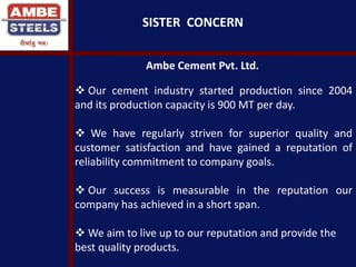 Ambe steels presentation | PPTX