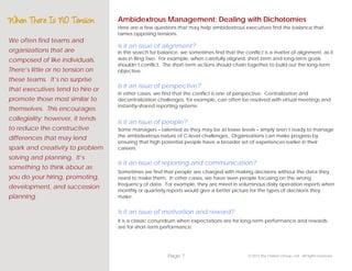 The Amazing Ambidextrous Executive: Balancing Tensions at the Top | PPT