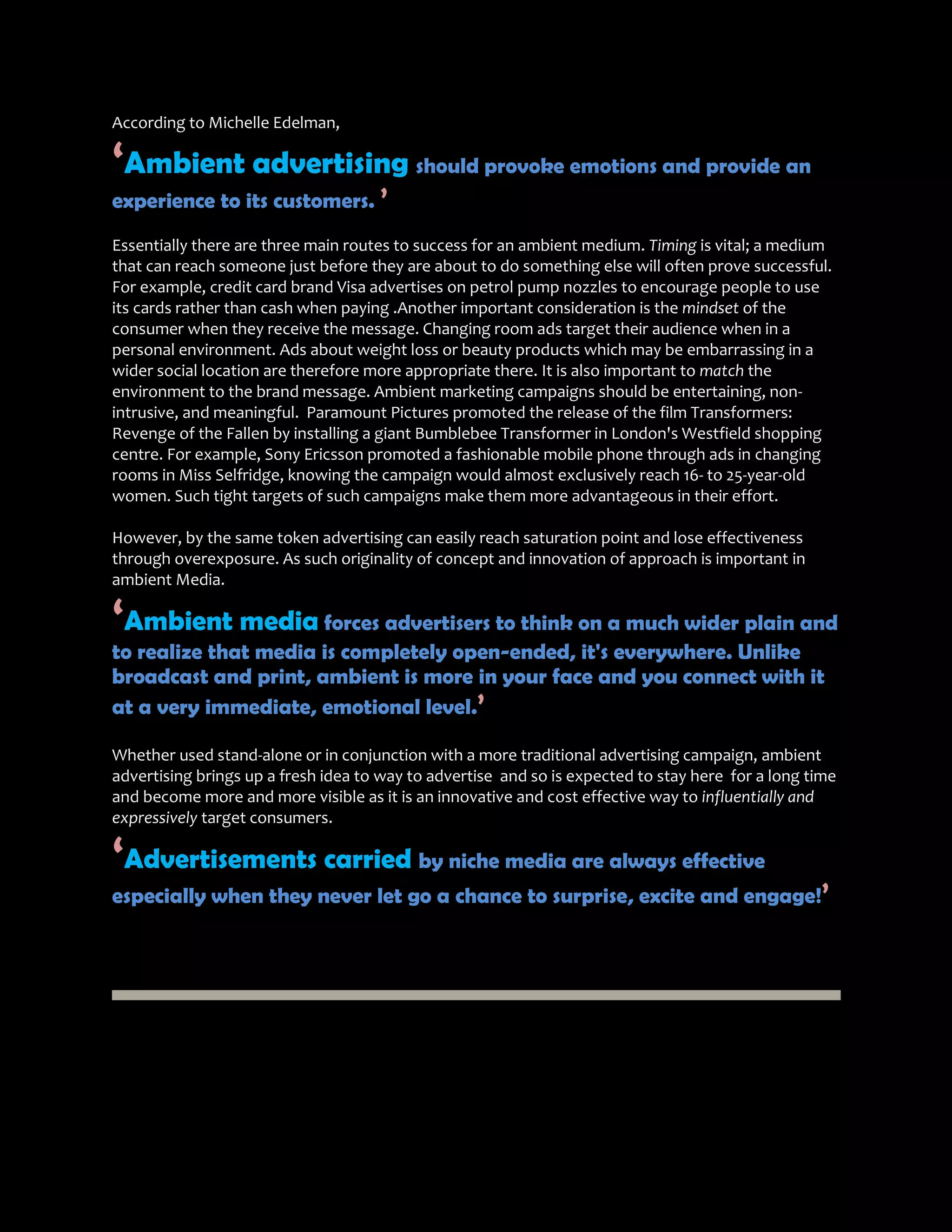 Ambient Advertising | PDF