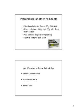 Criteria Air Pollutants and Ambient Air Monitoring | PDF