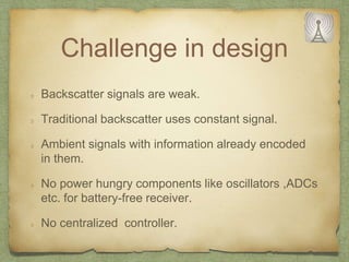 Ambient backscatter | PPTX