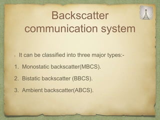 Ambient backscatter | PPTX