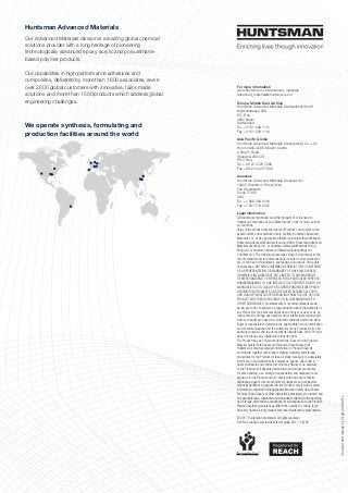Curatives and resins - Selector guide | PDF