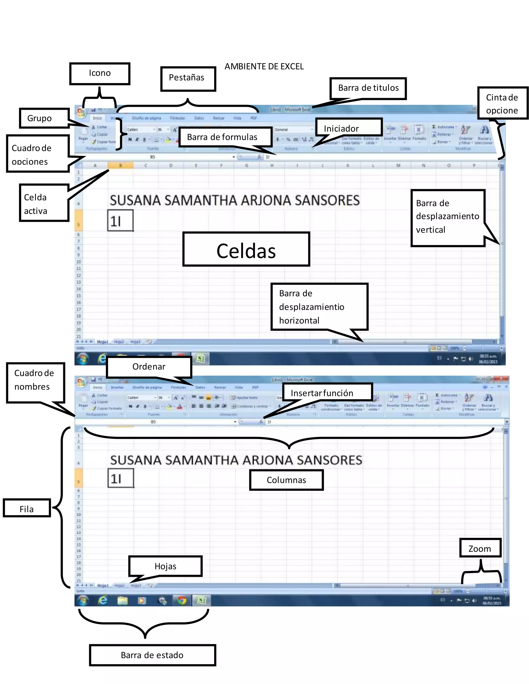 Ambiente excel. slideshare | PDF