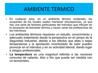 Ambiente fisico de los sistemas ecologicos | PPTX
