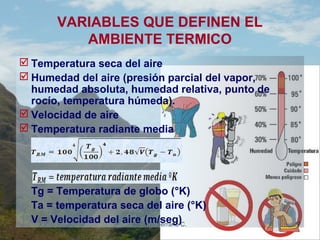 Ambientes térmicos | PPT