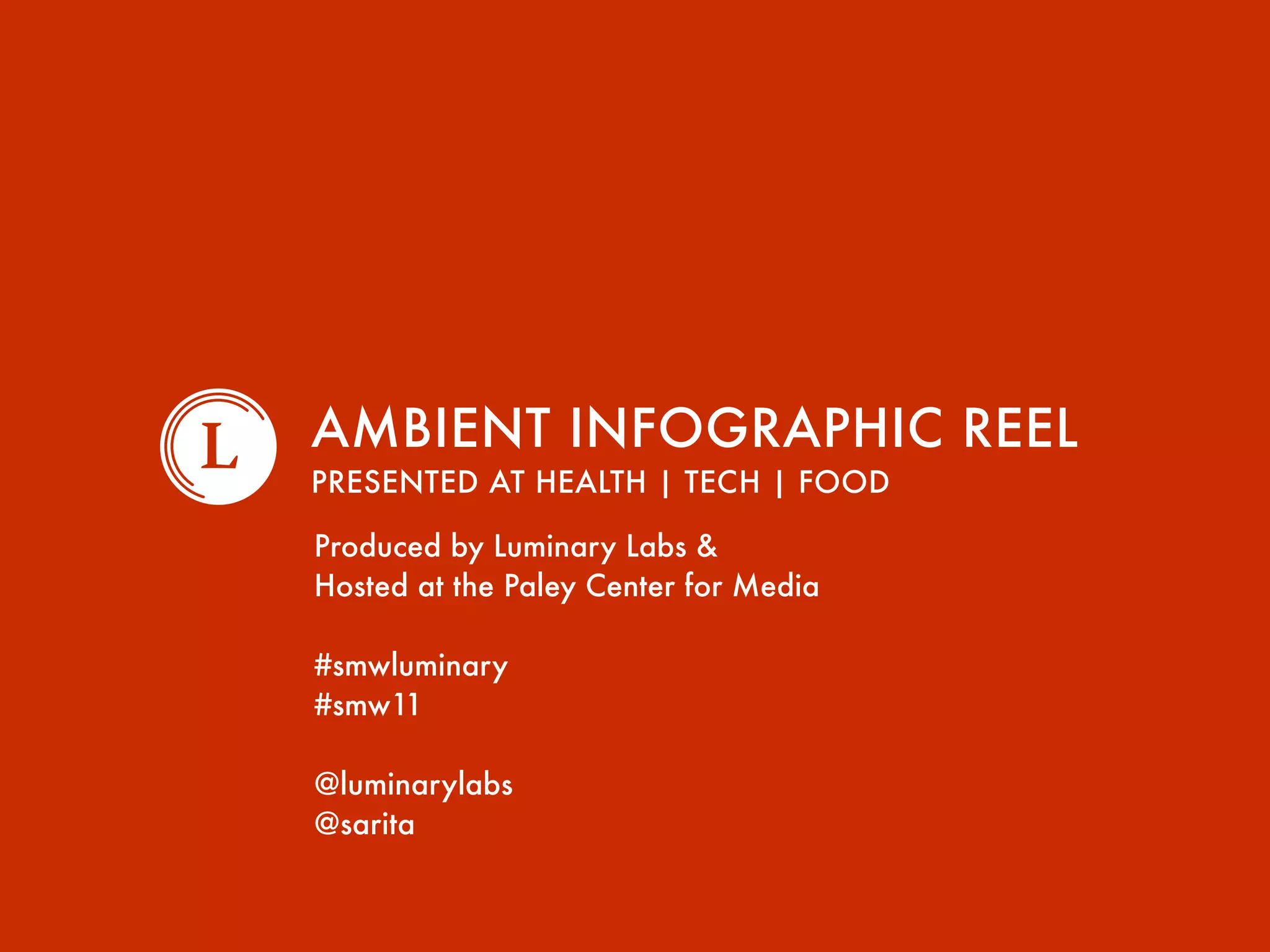 Health | Tech | Food Infographic Reel | KEY