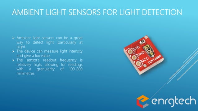 Ambient light sensors | PPTX