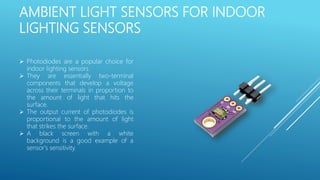 Ambient light sensors | PPTX