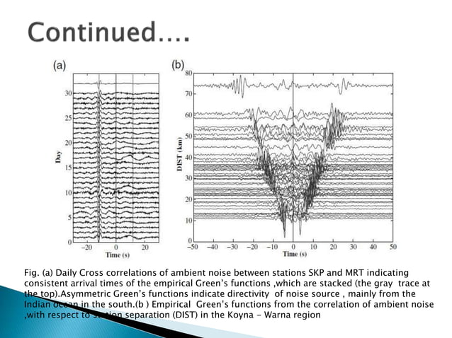 Ambient noise correlation technique | PPTX | Geography | Science
