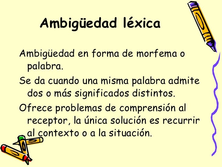 Que Es Ambiguedad Su Definicion Y Significado 2021 Images