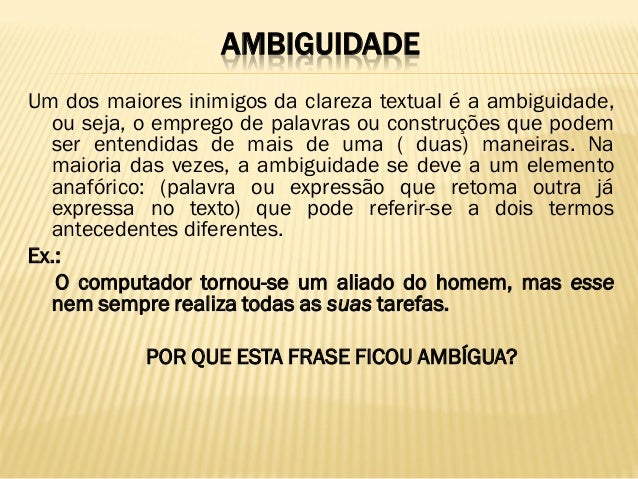 Ambiguidade