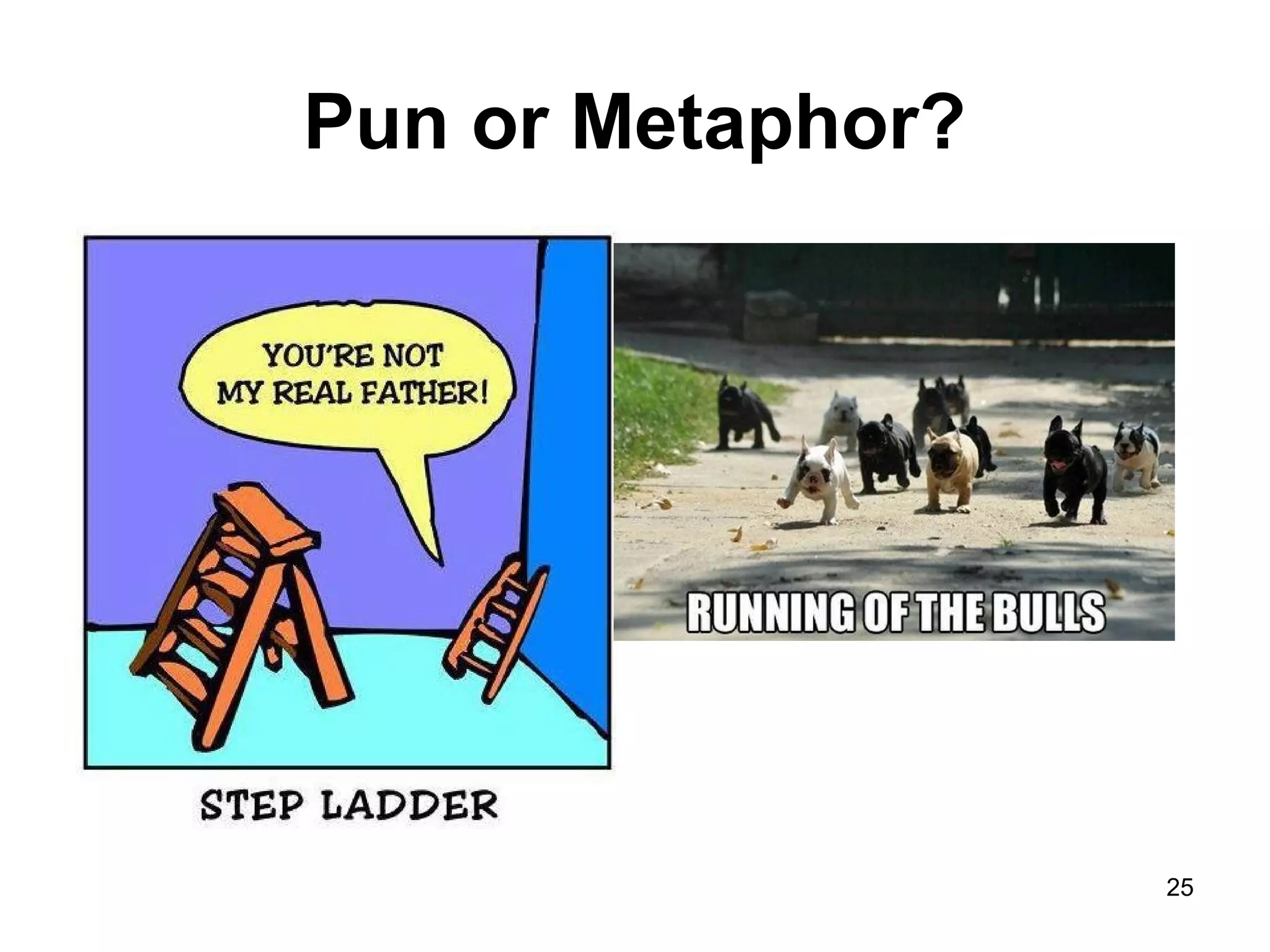 Ambiguity, Puns, and Visual Ambivalence | PPT