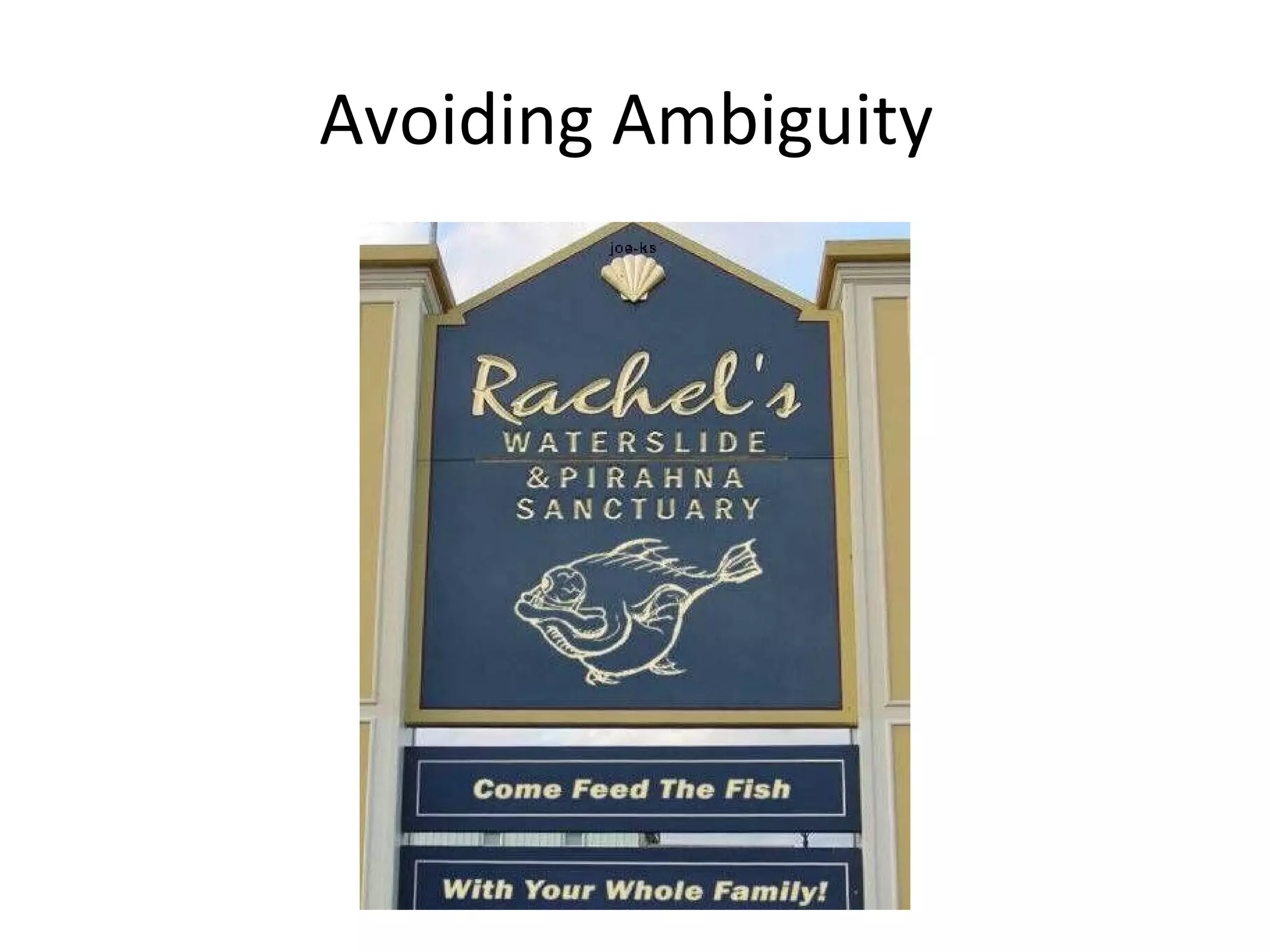 Ambiguity lesson[1] | PPT