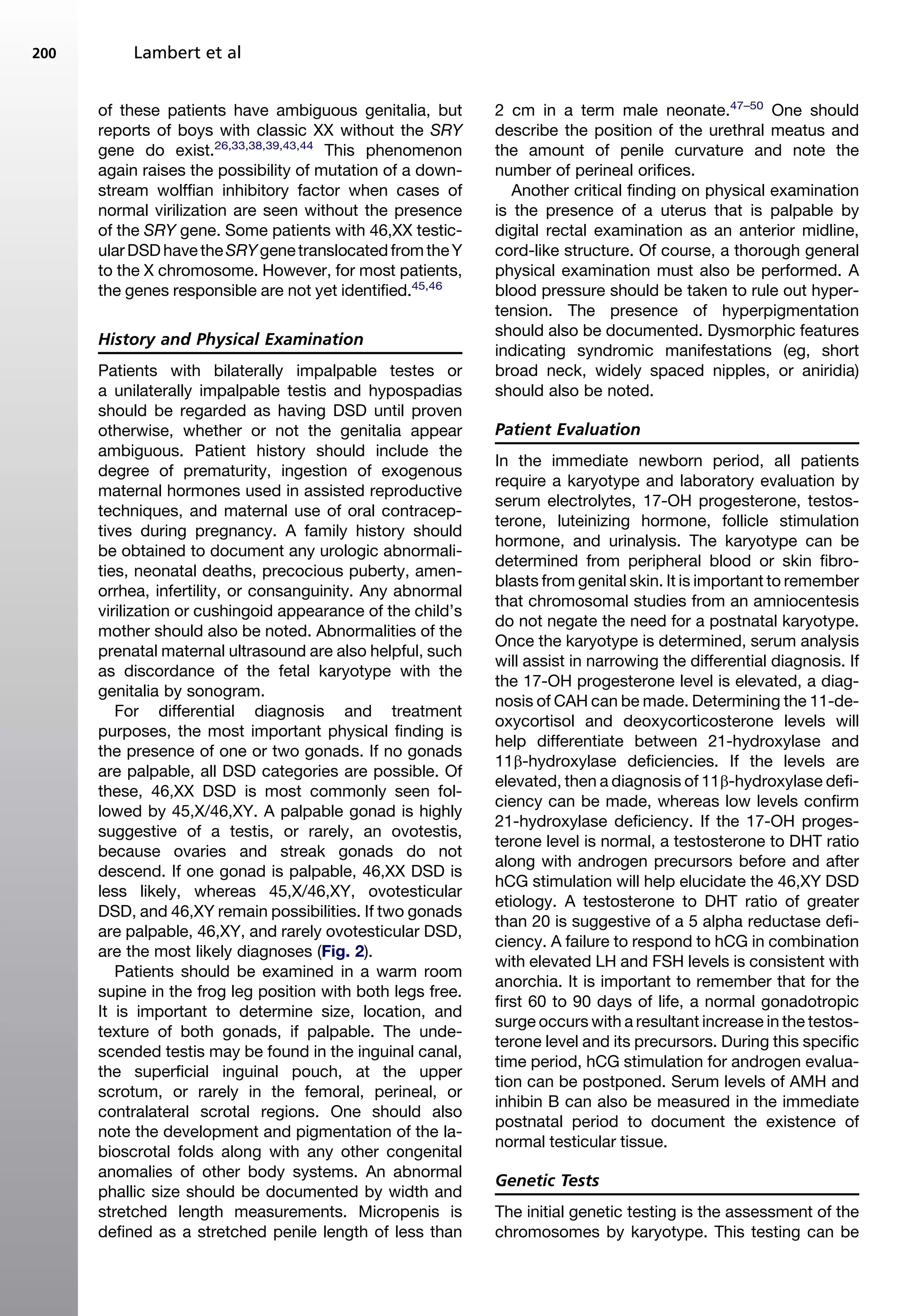 Ambiguous genitalia | PDF