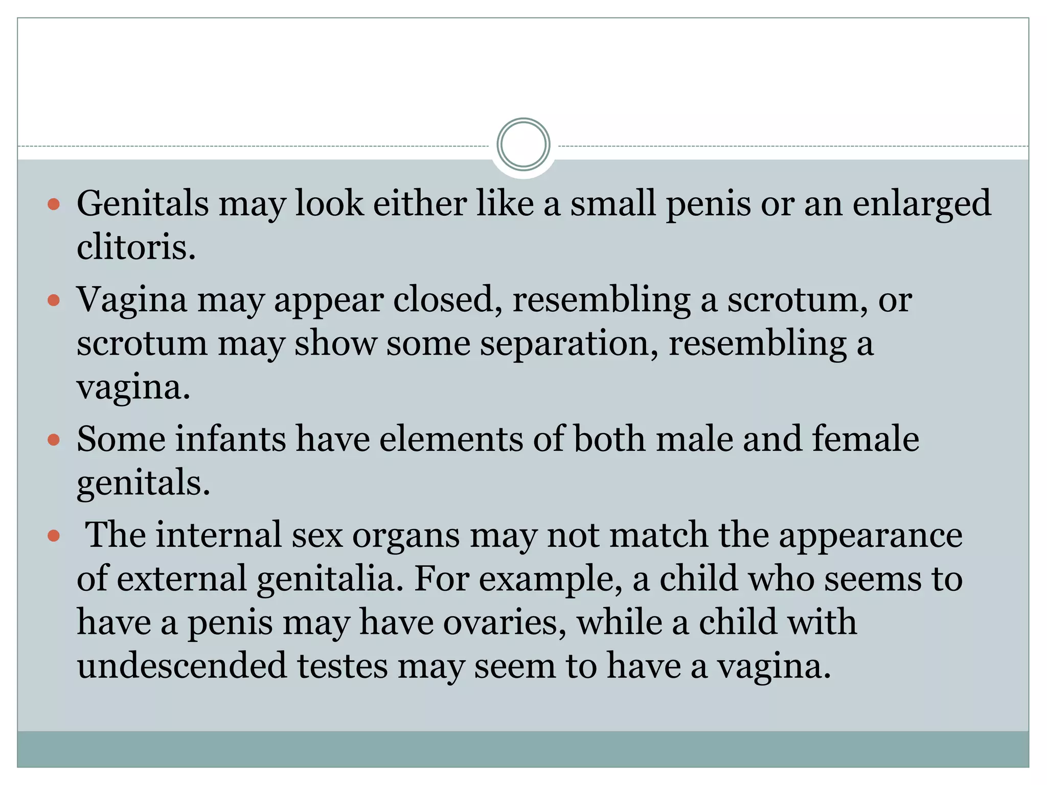 Ambiguous genitalia | PPTX