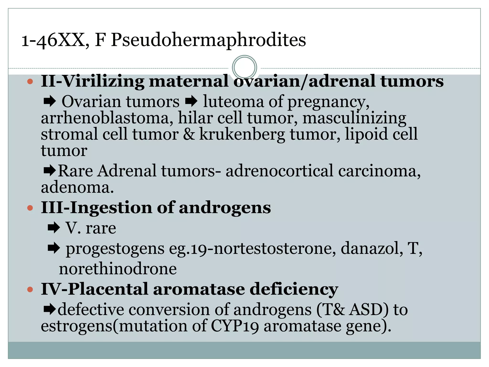 Ambiguous genitalia | PPT