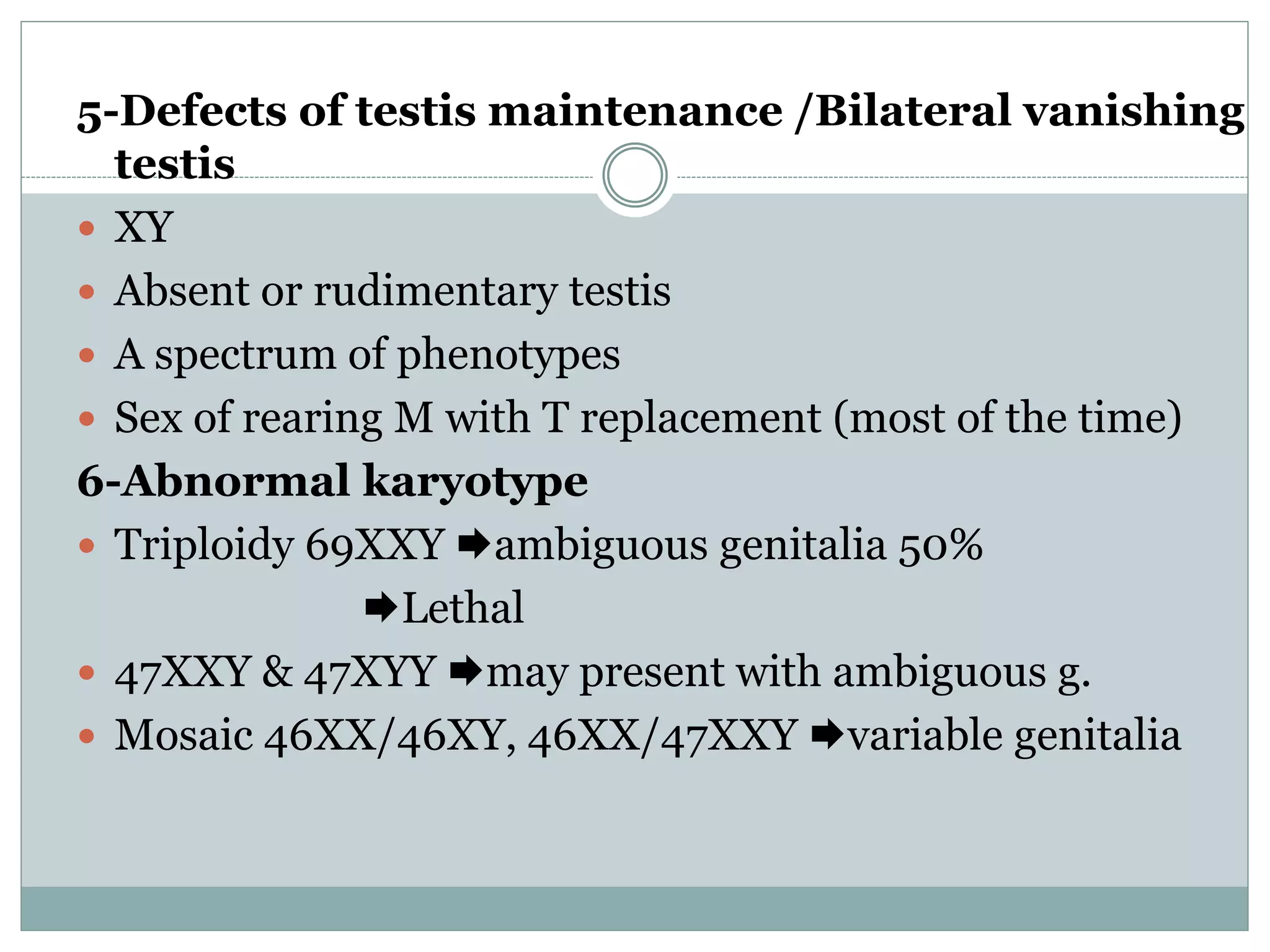Ambiguous genitalia | PPTX