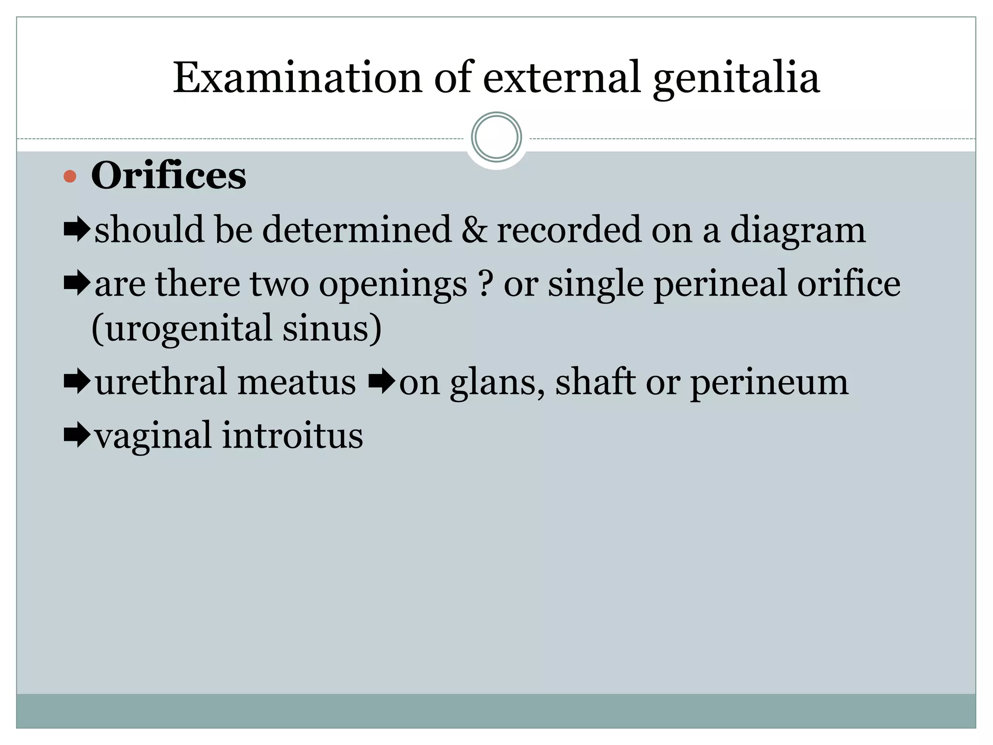 Ambiguous genitalia | PPTX