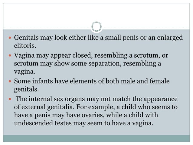 Ambiguous genitalia | PPTX