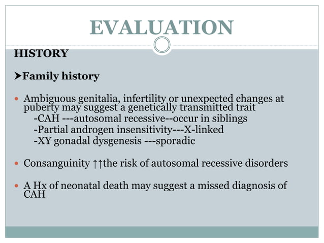 Ambiguous genitalia | PPTX