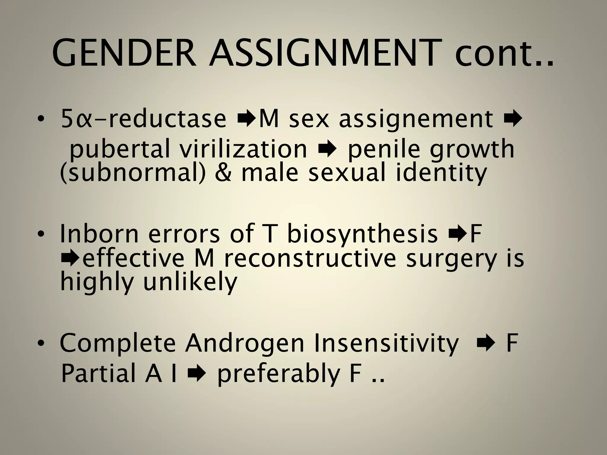Ambiguous genitalia | PPTX