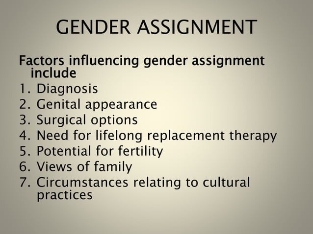 Ambiguous genitalia | PPTX