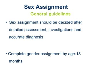 Ambiguous genitalia presentation | PPT