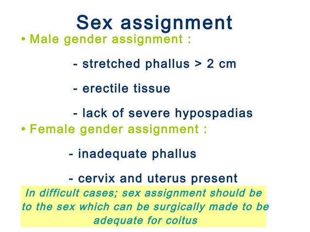 Ambiguous genitalia presentation | PPT