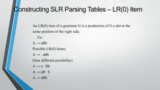 Ambiguous grammar, dfa and slr grammar. | PDF | Programming Languages | Computing