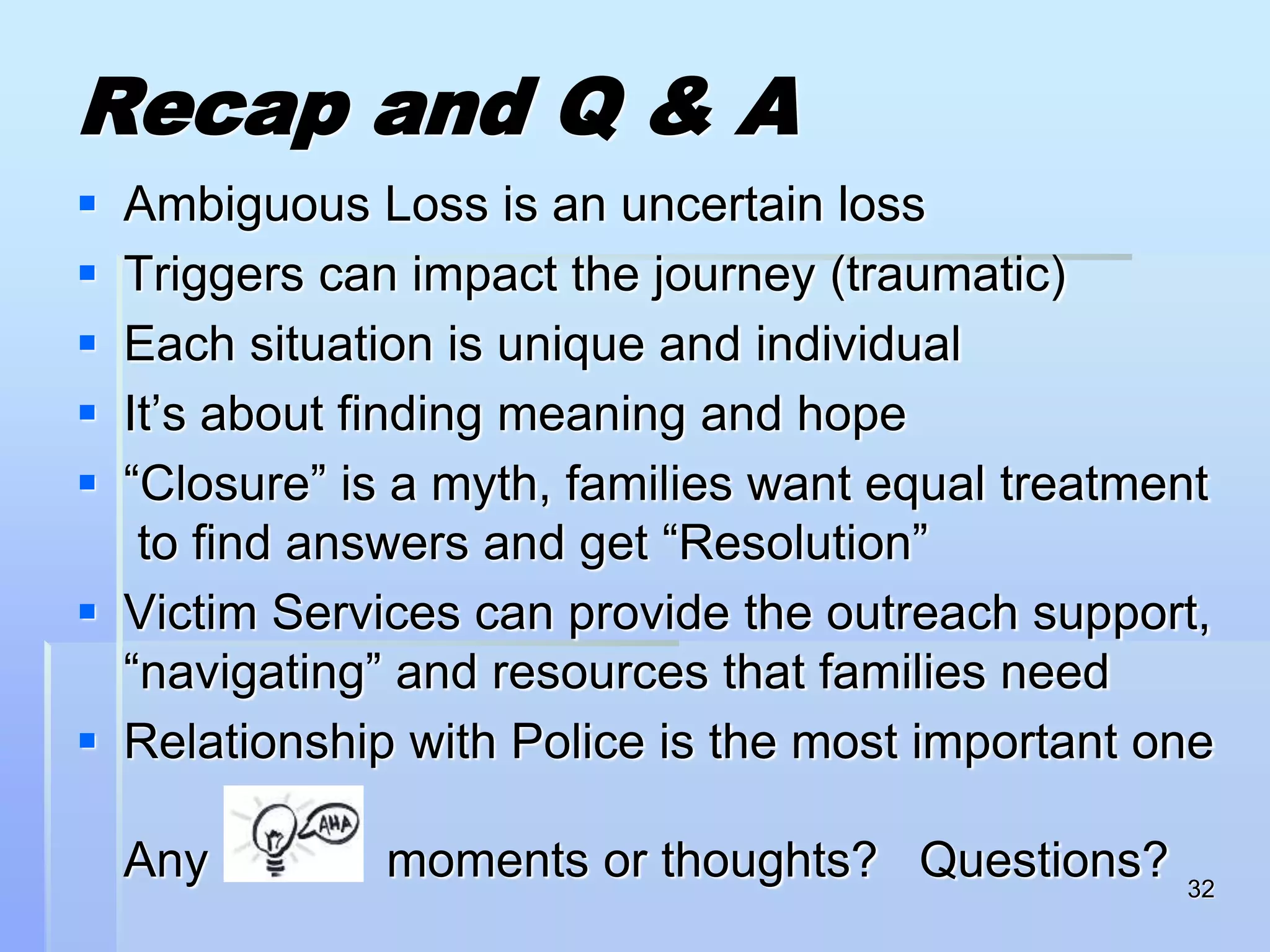 Ambiguous loss presentation nov 7 2018 | PPTX
