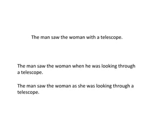 Ambiguous Sentences and Headlines | PPT | Automotive