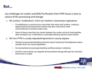 Extraction of Nucleic Acid From FFPE Tissue Samples | PPT