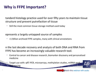 Extraction of Nucleic Acid From FFPE Tissue Samples | PPT