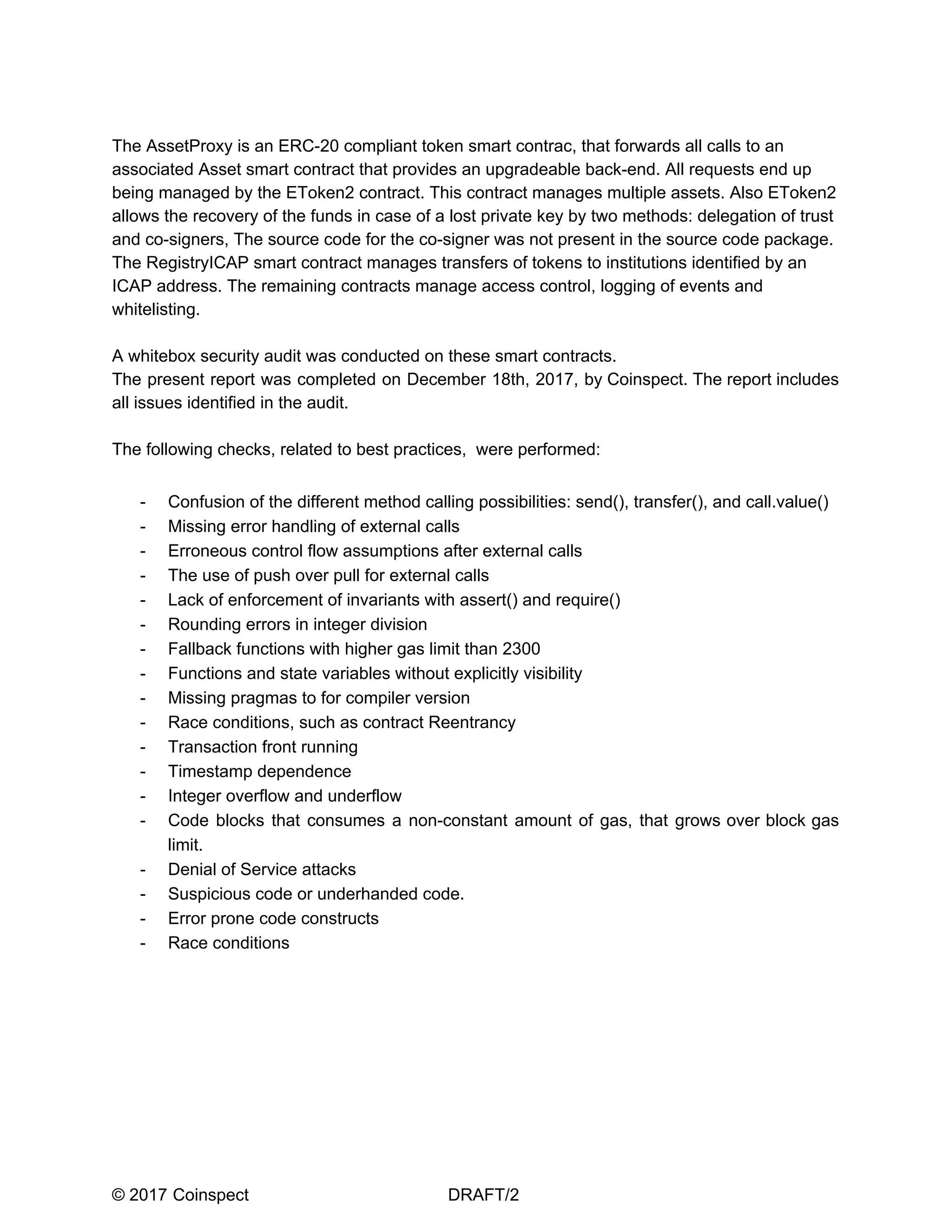 Ambisafe smart contracts audit | PDF