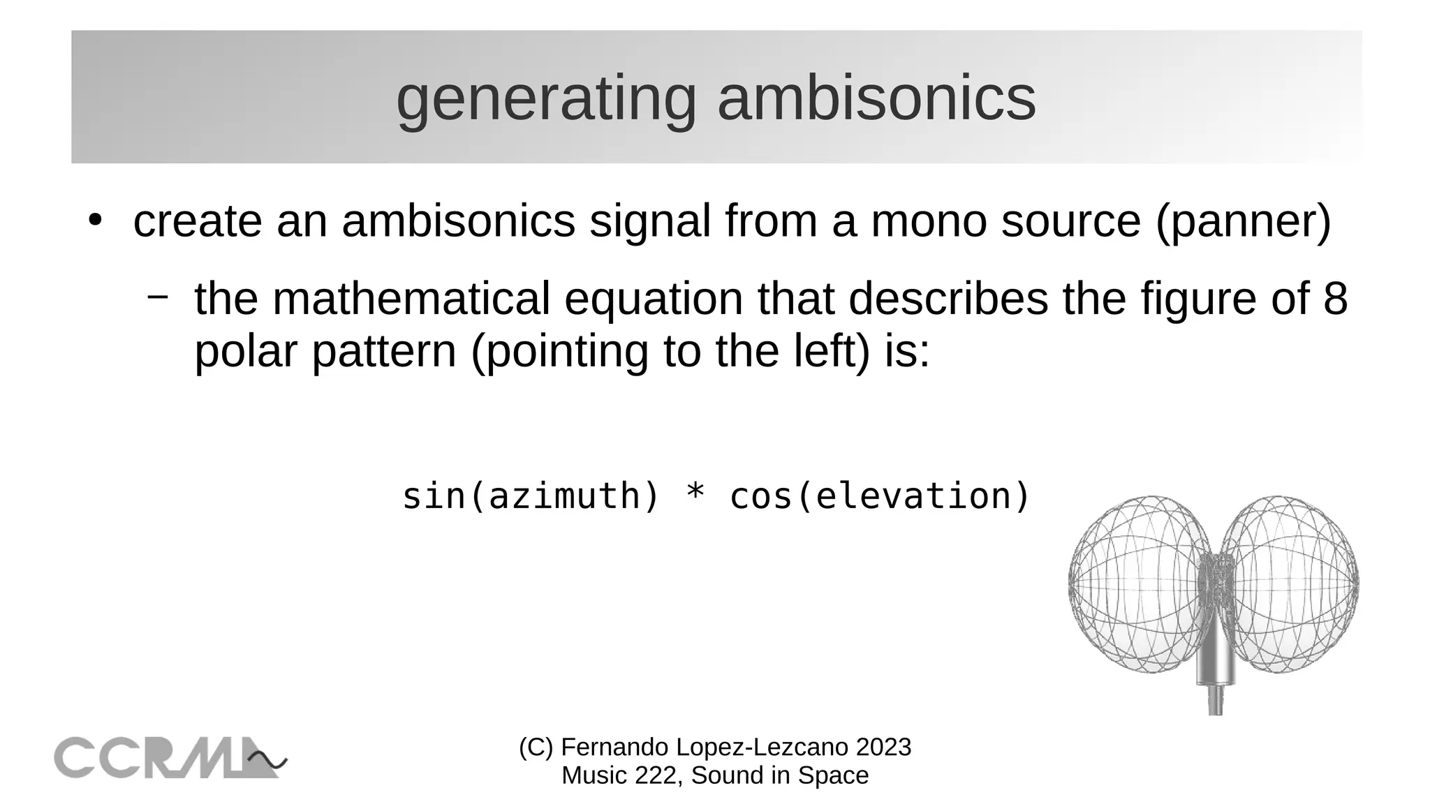 Introduction to Ambisonics | PPT