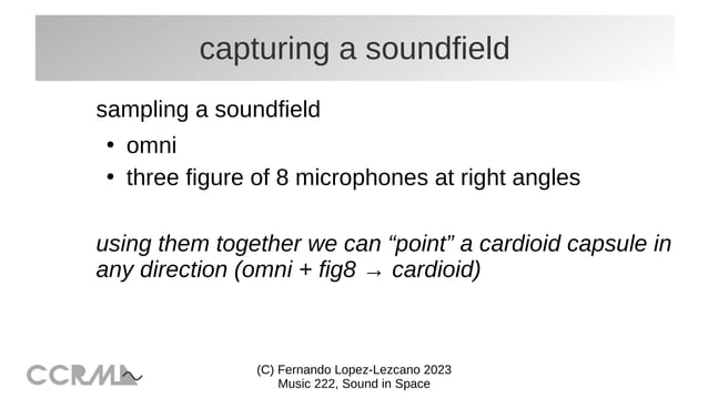 Introduction to Ambisonics | PPT
