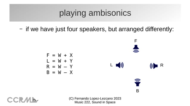 Introduction to Ambisonics | PPT
