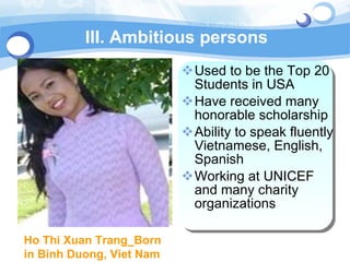 Ambition Presentation Jenny | PPT