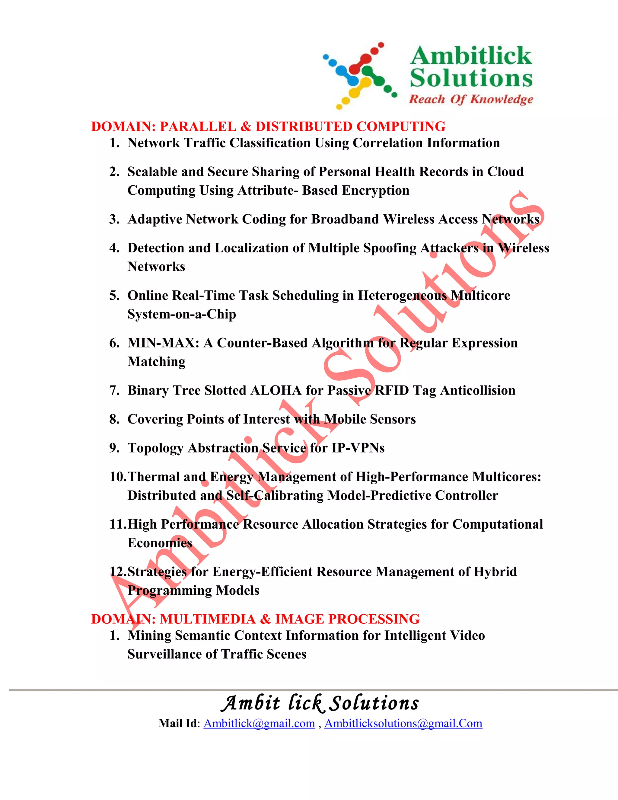 Low cost Java IEEE Projects 2013 | PDF